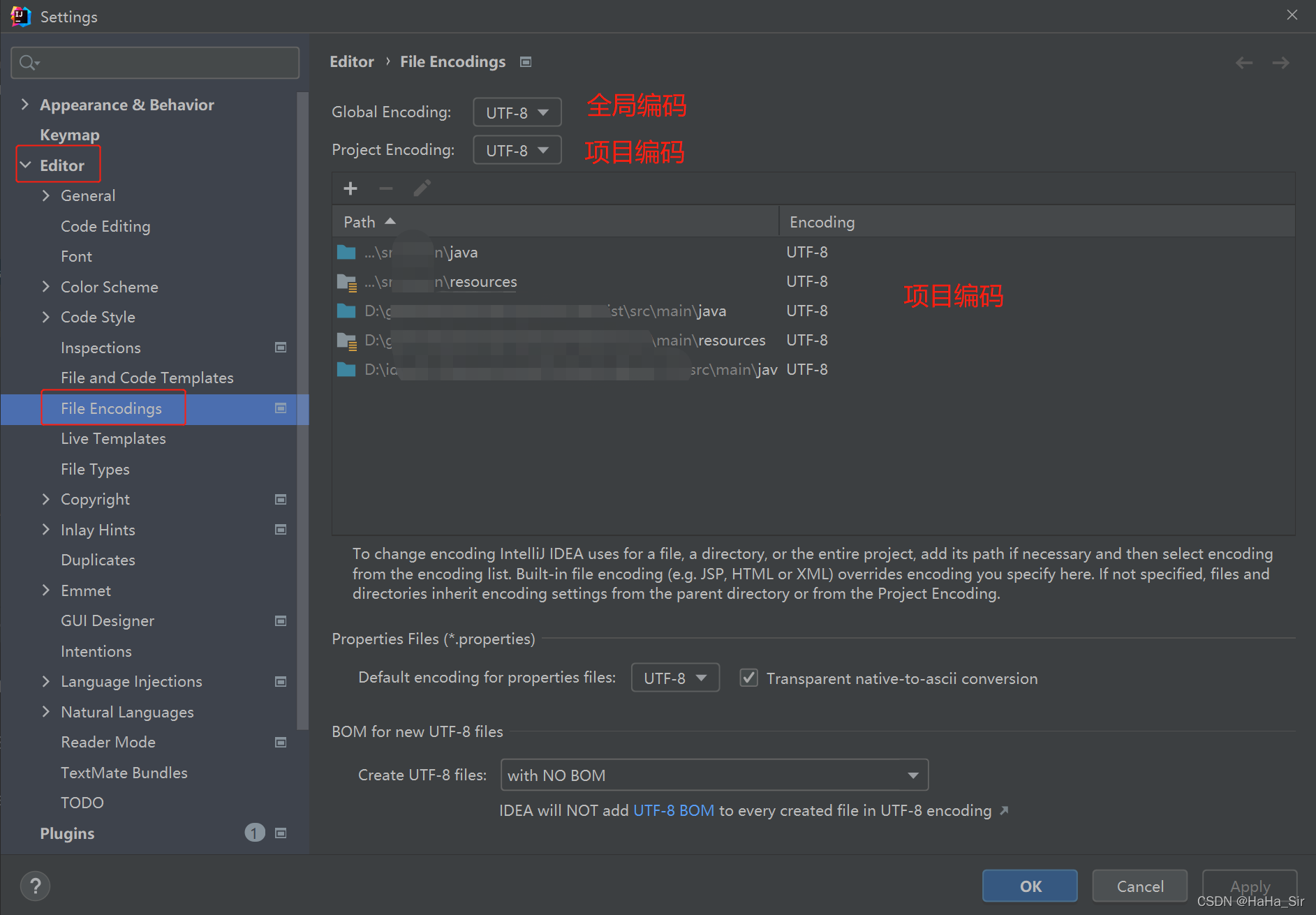 Idea 设置编码UTF-8 Idea中 .properties 配置文件中文乱码 – 小菜菜的博客
